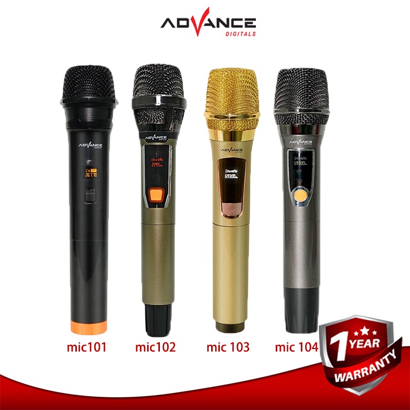 Jual Advance Single Profesional Dynamic Microphone Mic Kabel Microphone ...