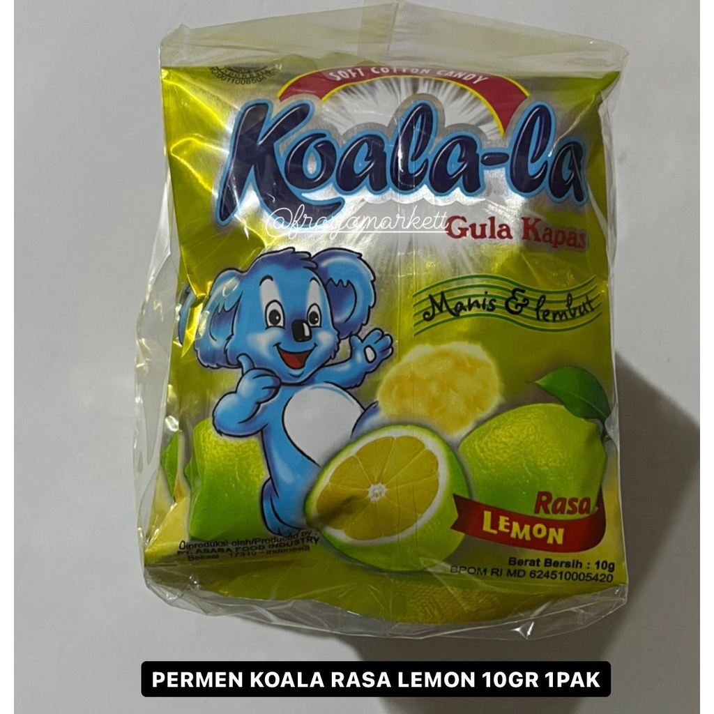 Jual Permen Gula Kapas Koala 1pak (10pcs x 10gr) | Shopee Indonesia