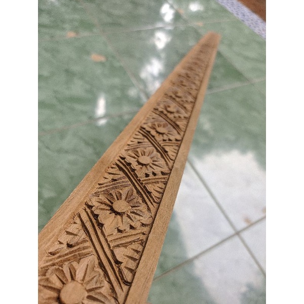 Jual ornamen lis motif batik kayu jati (100×5) | Shopee Indonesia