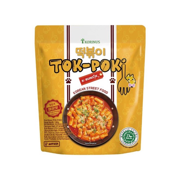 Jual Tok-Poki Korean Street Food K-Bunsik 140G | Shopee Indonesia