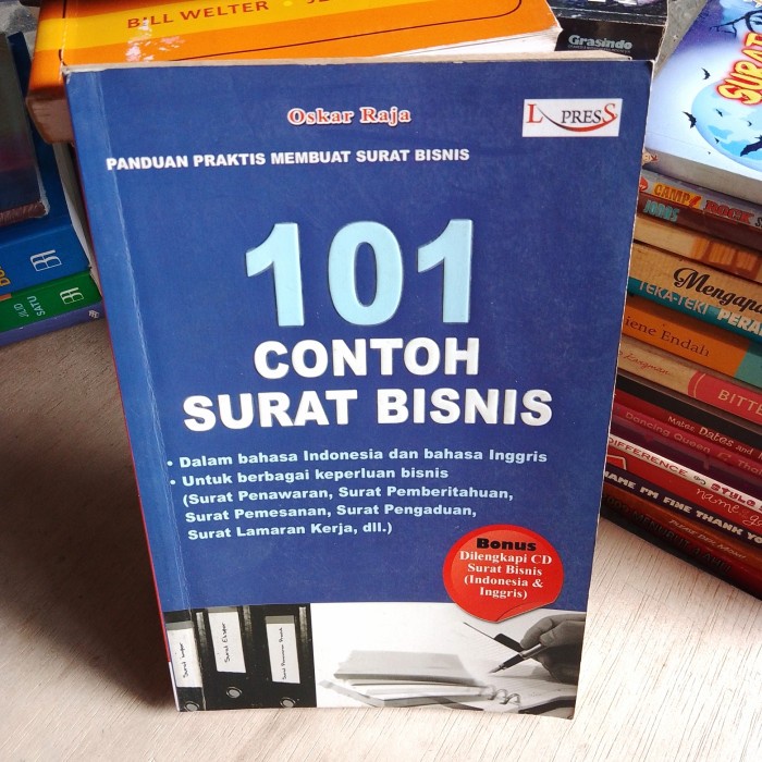 Jual Ori Buku Panduan Praktis Membuat Surat Bisnis -101 CONTOH SURAT BISNIS | Shopee Indonesia