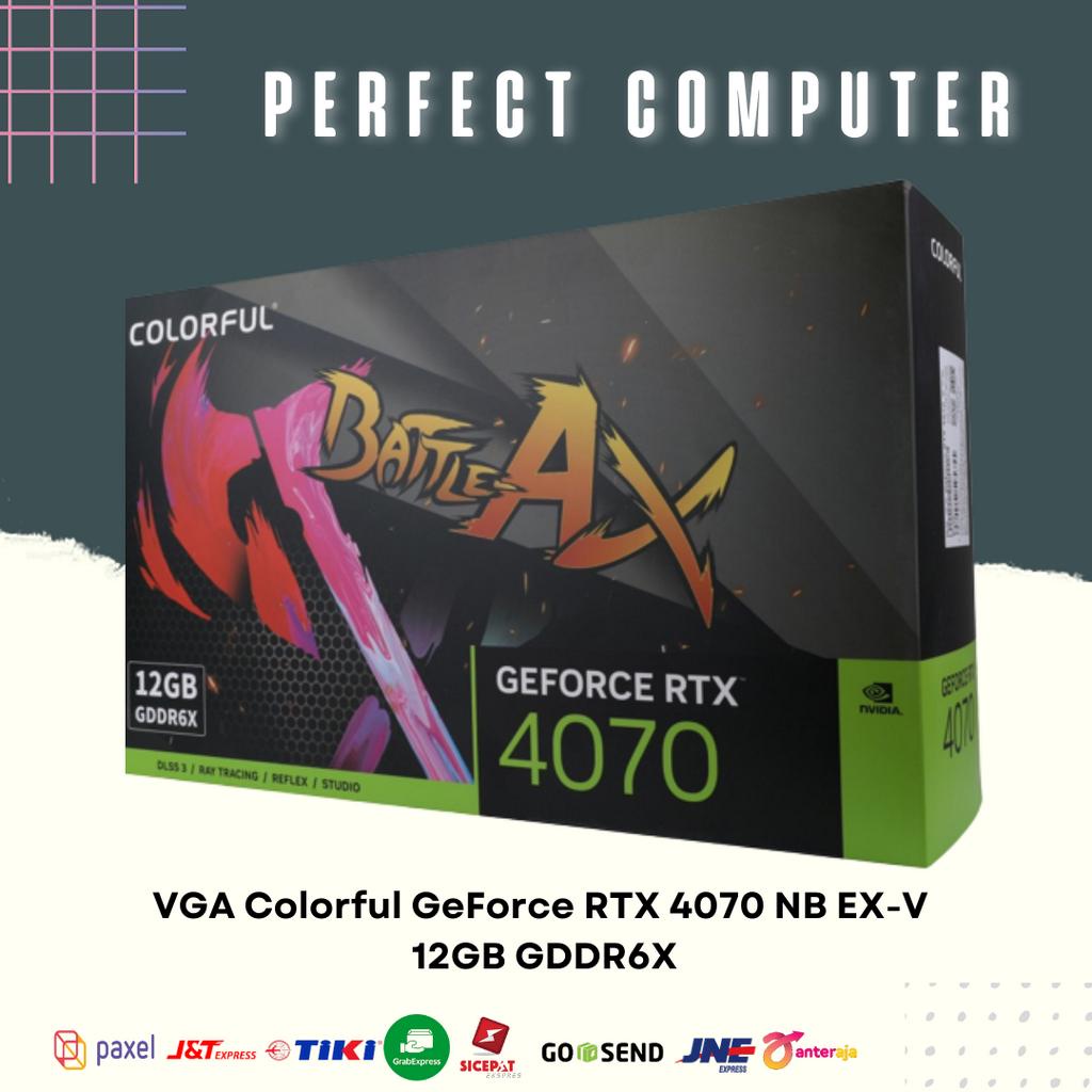 Jual VGA Colorful GeForce RTX 4070 NB EX-V 12GB GDDR6X | Shopee Indonesia