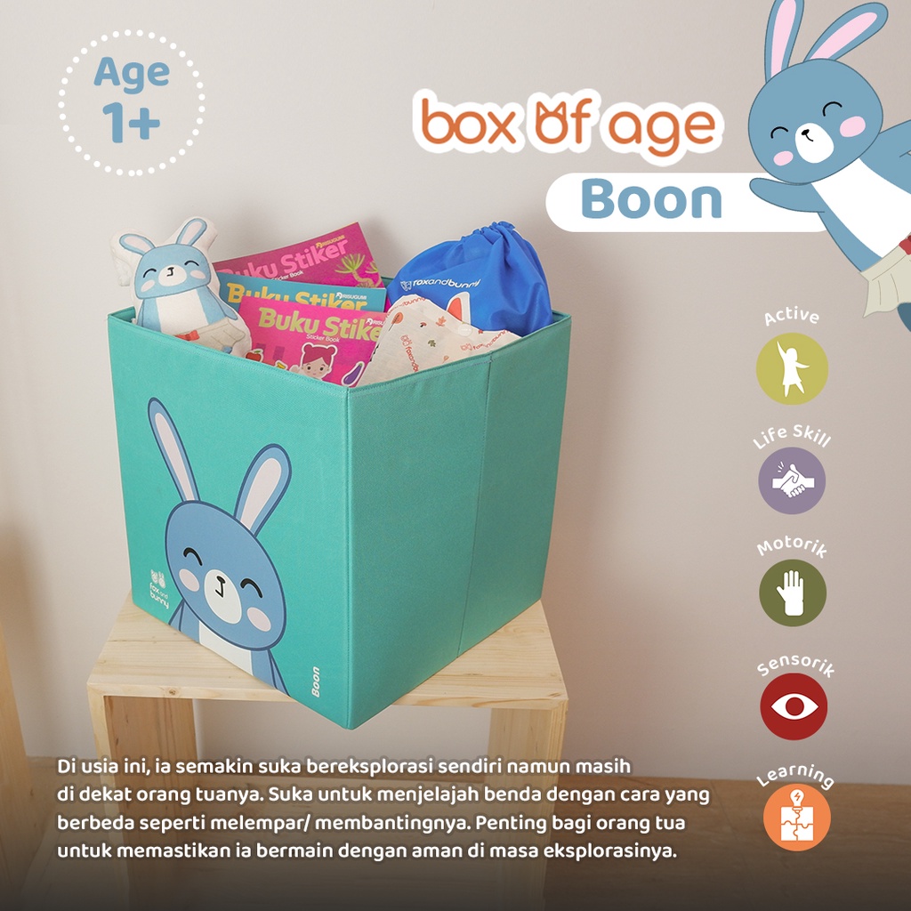 Jual Foxandbunny - Mainan Edukasi Anak Usia 1+ Tahun Box Mainan Belajar ...