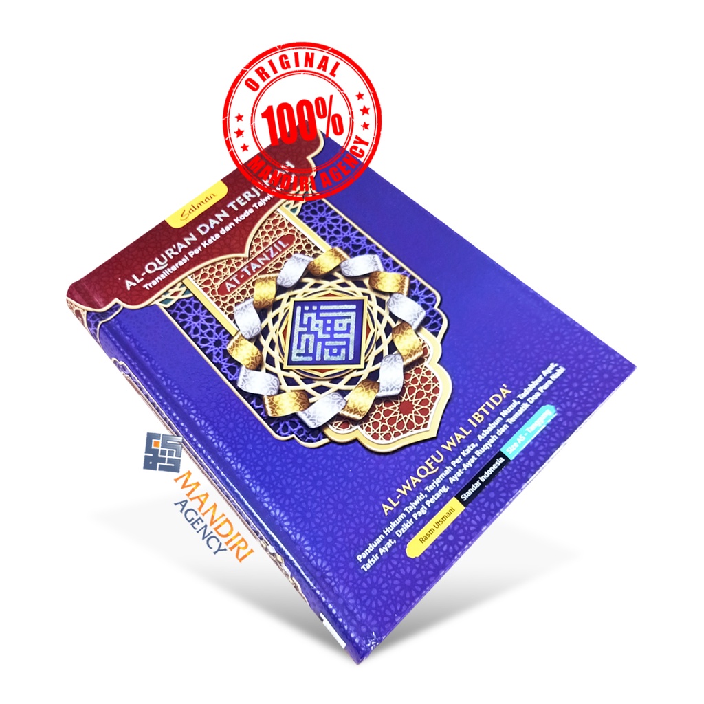 Jual Al-Quran AT-TANZIL A5 HC Tajwid Terjemah Transliterasi Perkata ...