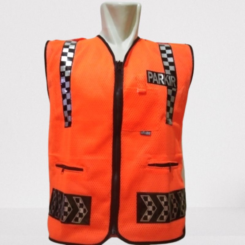 Jual Rompi Parkir / Rompi Jaring Orange / Rompi Jala / Rompi Lapangan ...