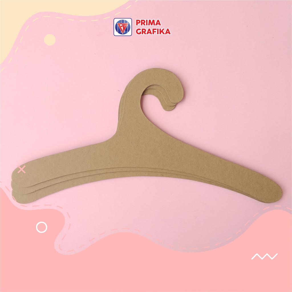 Jual Prima Grafika Hanger Kertas Baju Dewasa - Paper Hanger Gantungan ...