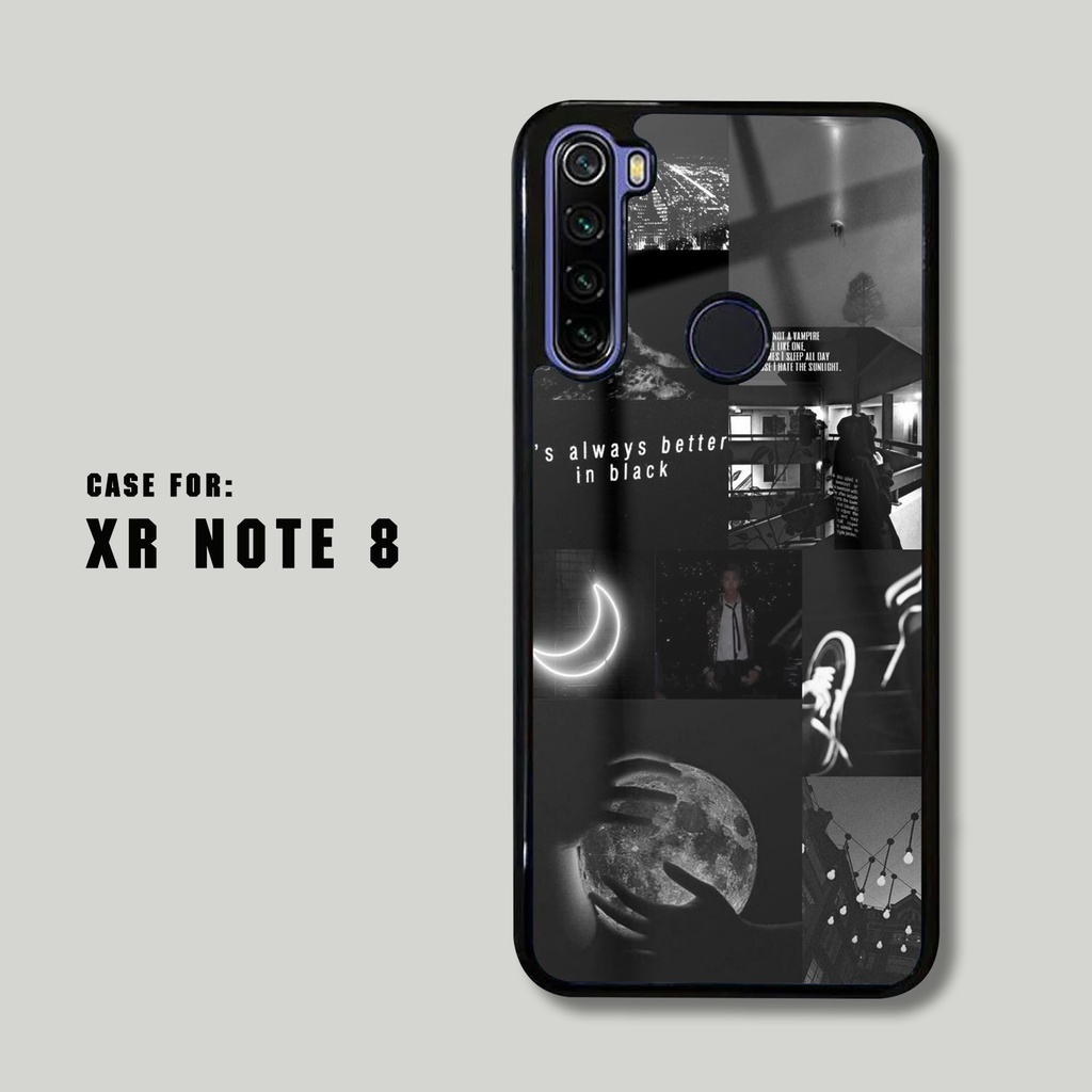 Jual Case Xiaomi Redmi Note 8 Casing Hp Motif BLACK AESTHETIC Hardcase ...