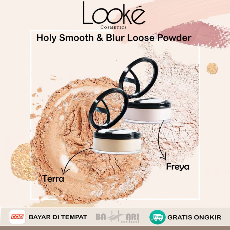 Jual Looke Cosmetics Holy Smooth & Blur Loose Powder Series | Shopee ...