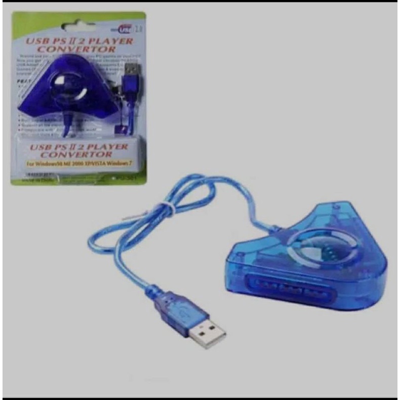 Jual Converter Dobel Double Konverter Stik joystick stick PS2 to PC ...