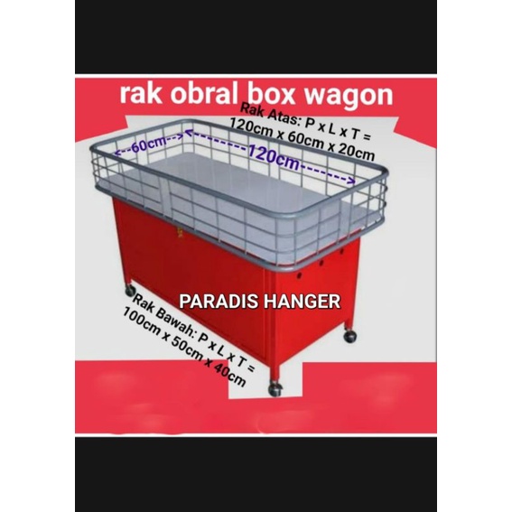 Jual Rak obral | Box obral | Keranjang obral | wagon | Shopee Indonesia
