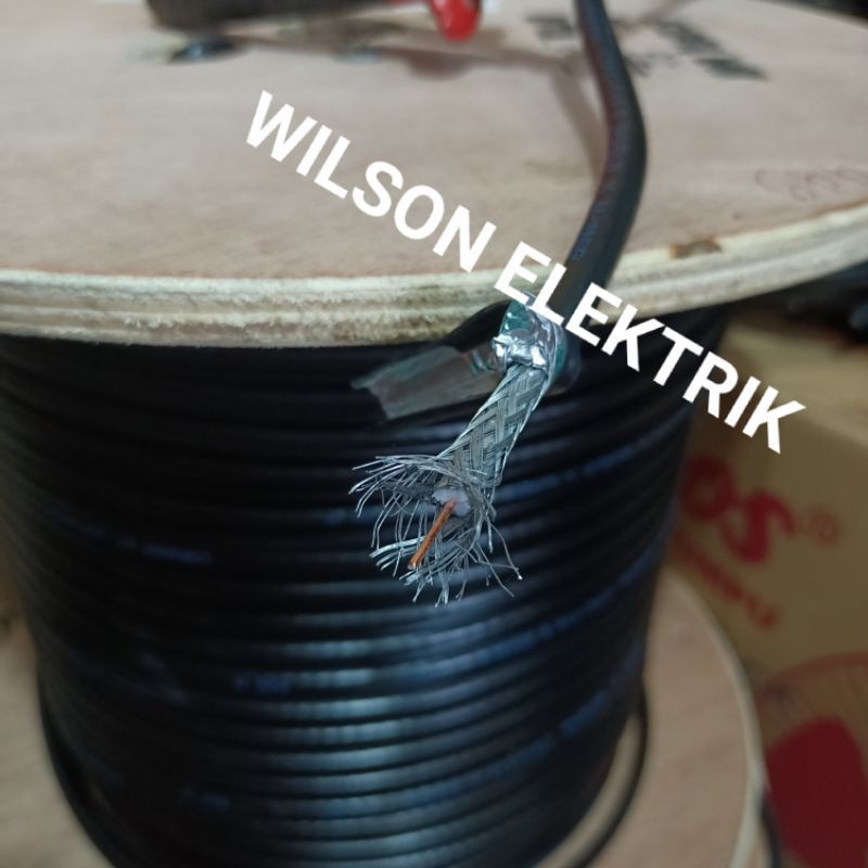 Jual KABEL COAXIAL RG6 / KABEL TV / KABEL PARABOLA / KABEL ANTENA TV COAXIAL RG6 | Shopee Indonesia