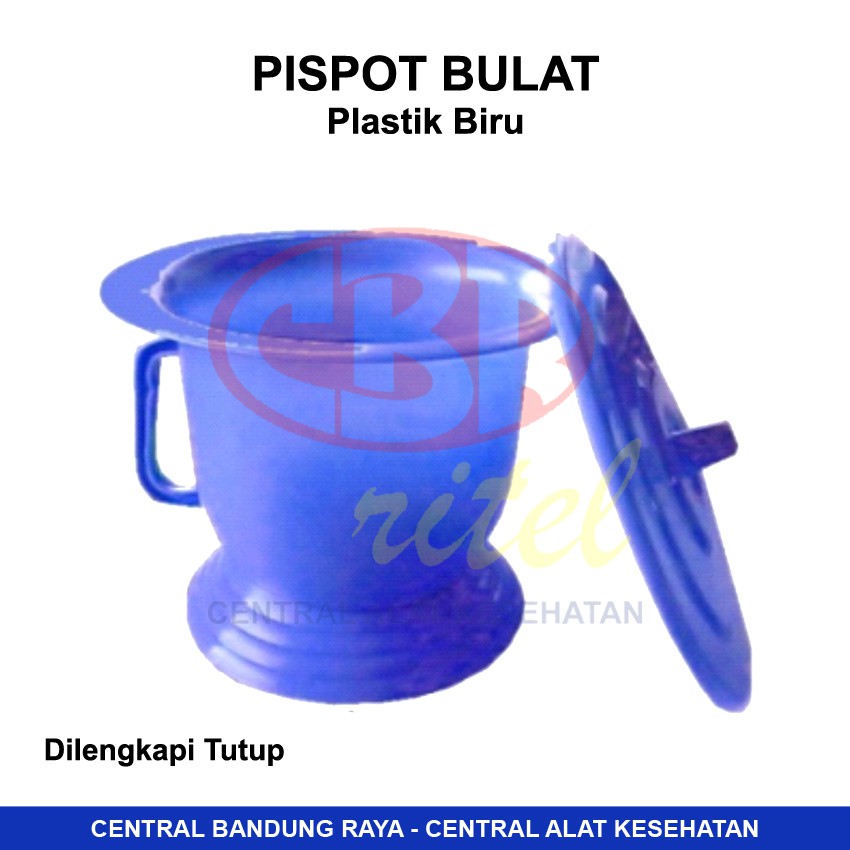 Jual Pispot Bulat Plastik BLUE | Shopee Indonesia