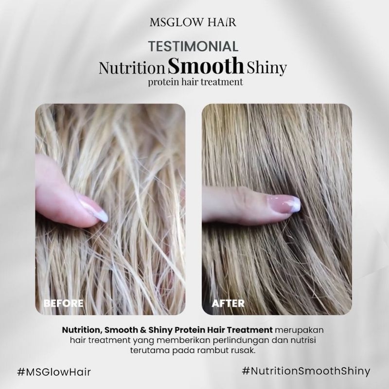 Jual Nutrition Smooth Shiny vitamin keratin rambut msglow | Shopee ...