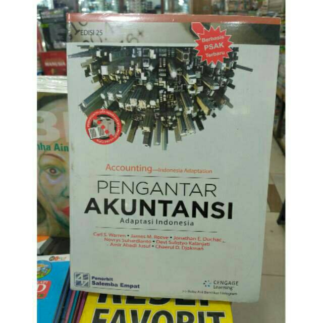 Jual Buku Pengantar Akuntansi Adaptasi Indonesia - Edisi 25 | Shopee Indonesia