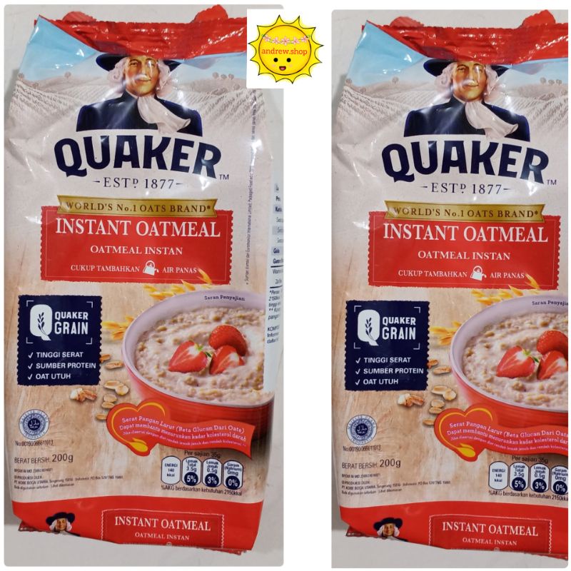 Jual Quacker Oat 200gr | Shopee Indonesia
