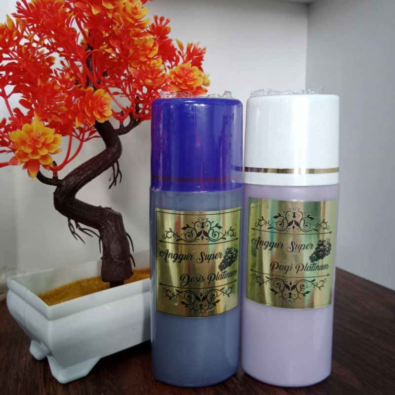Jual 1 Paket (siang MLM) HB Ungu Platinum/ Anggur Super Dosis Platinum | Shopee Indonesia
