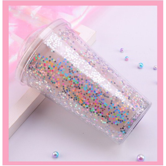 Jual 1 Gelas BLINK BLINK 450ml Botol Glitter Botol Minum Blink Blink ...