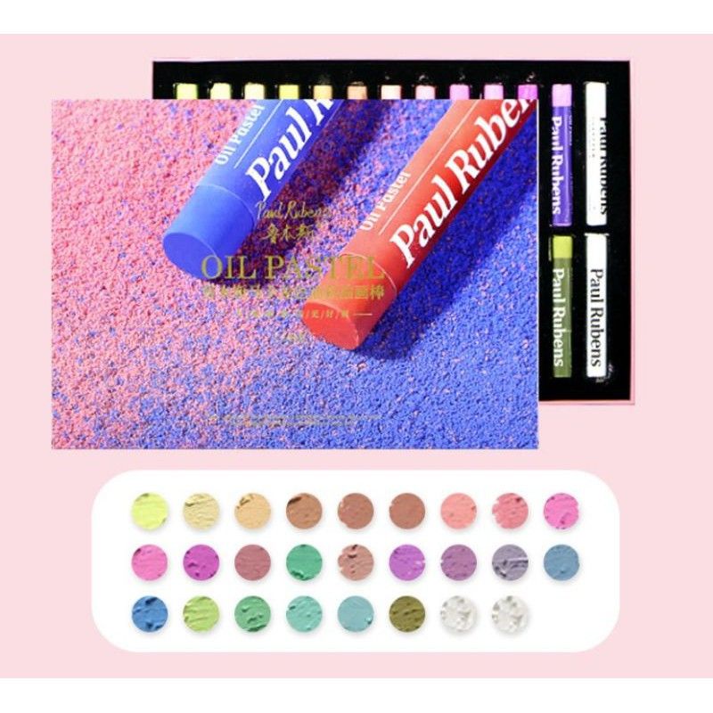 Jual Paul Rubens Artist's Oil Pastel - 24 Pastel Colors | Shopee Indonesia