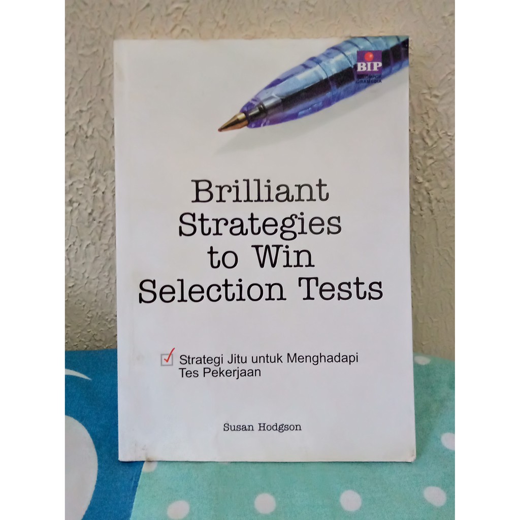 Jual Brilliant Strategies to Win Selection Tests (Original) | Shopee ... Jual Brilliant Strategies to Win Selection Tests (Original) | Shopee ...