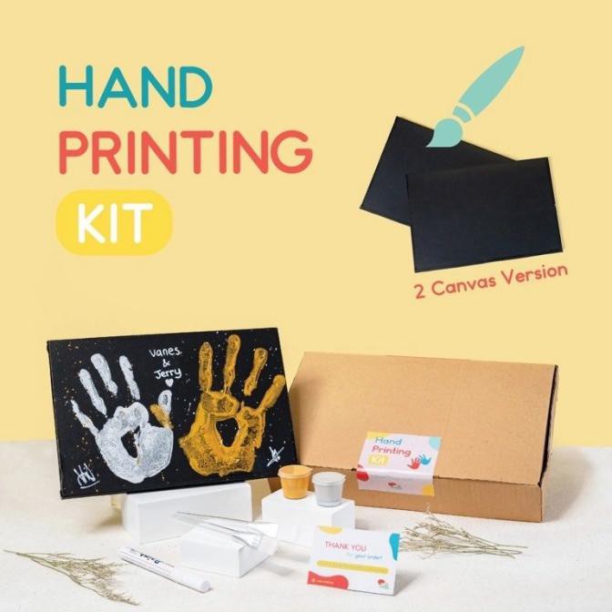Jual HAND PRINTING KIT (2 CANVAS) | Shopee Indonesia