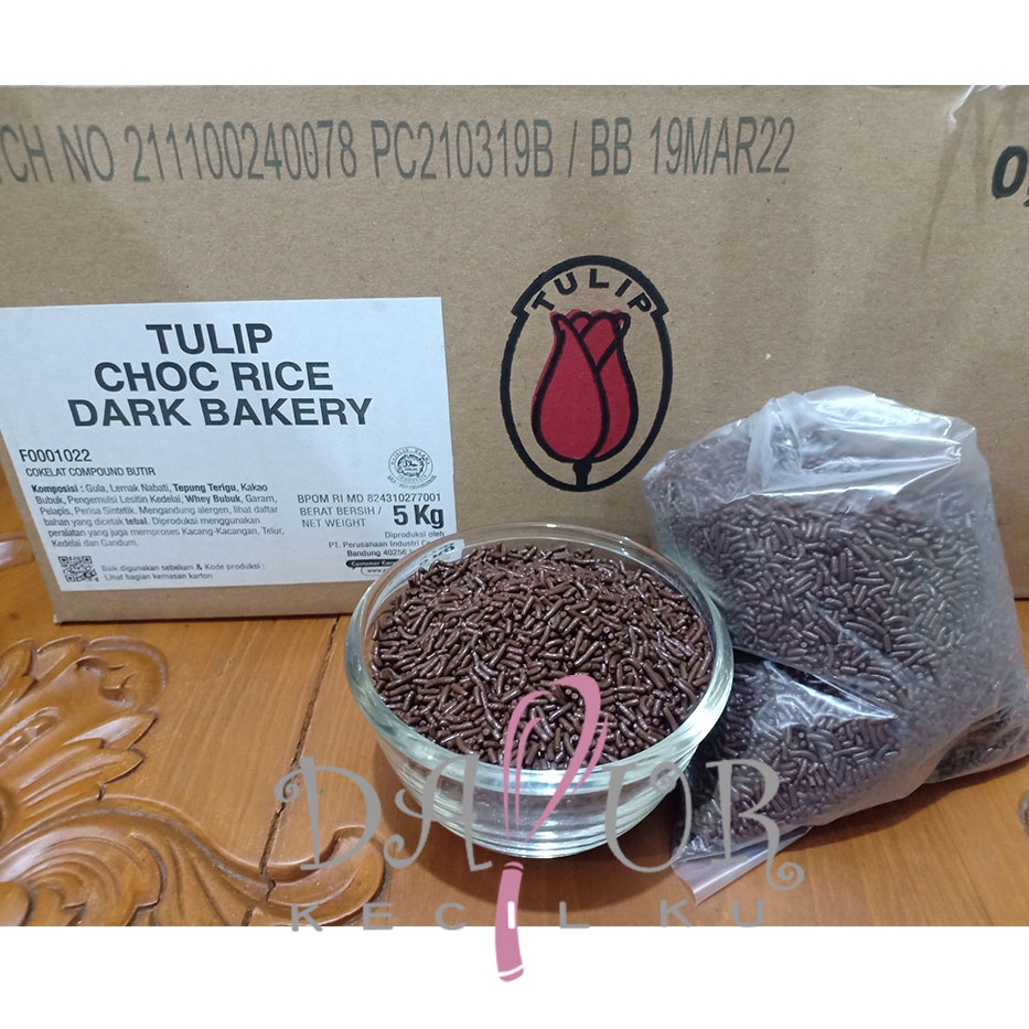 Jual Meses Tulip Dark Bakery 250 gr repack | Shopee Indonesia