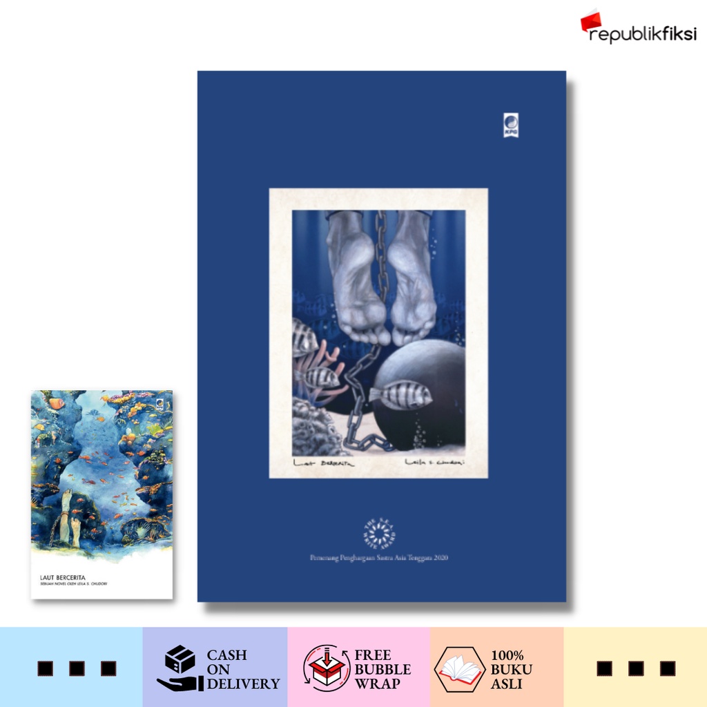 Jual [SALE NOVEL] Buku Laut Bercerita - Leila S. Chudori - KPG | Shopee ...