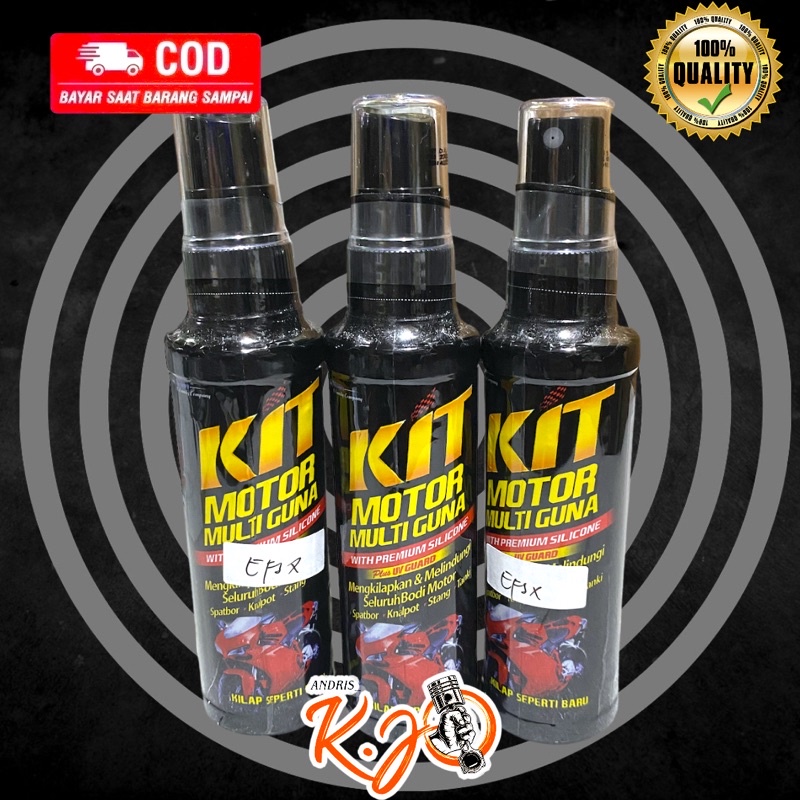 Jual KIT MULTIGUNA PENGGILAP BODY KIT SEMPROT SPRAY SILICONE KIT ...