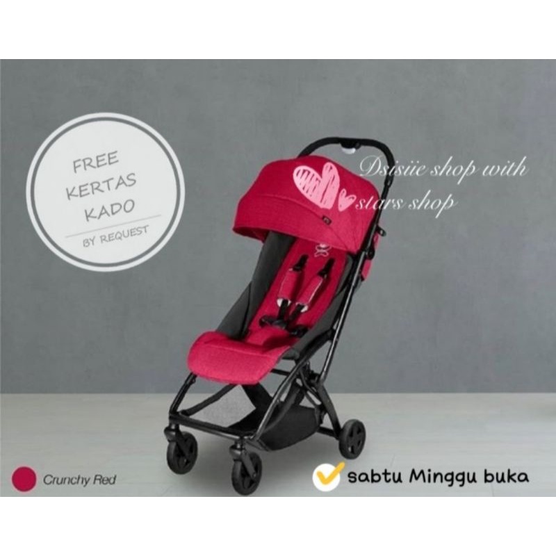 Jual Stroller BaBy CBX ETU Crunchy Red Original / Stroller Bayi anak ...