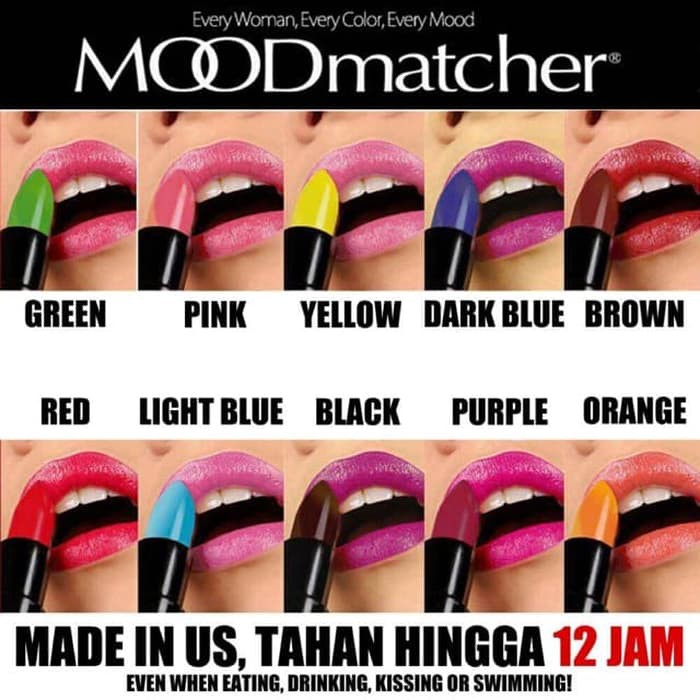 Jual MoodMatcher Lipstick Original Lipstik Mood Matcher Tahan 12 Jam | Shopee Indonesia