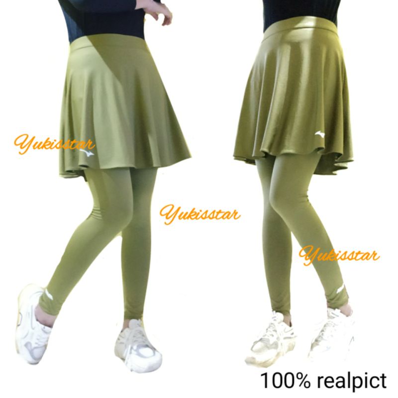 Jual Legging Rok Sport / Legging Rok Olahraga Senam Tennis Lari ...