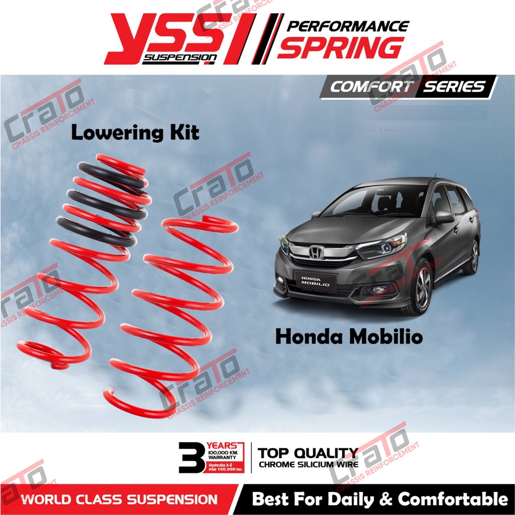 Jual Per Coil Spring Lowering YSS Honda City GN HB 19+ Civic EG EK ...