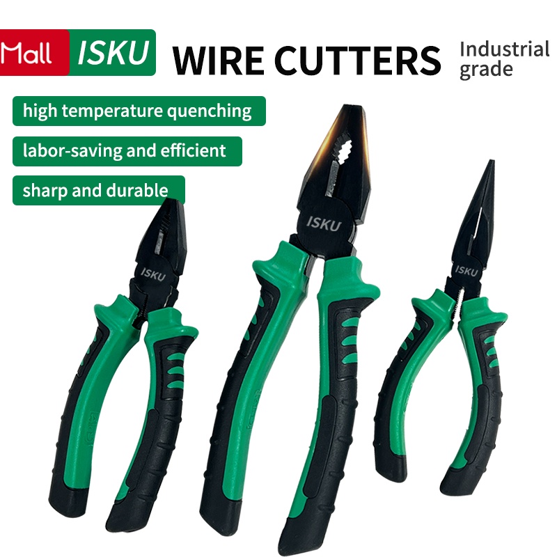 Jual Isku Tang Kombinasi Tang Lancip 6~8 inch Pemotong Kabel ...
