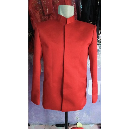 Jual Jasko polos/beskap polos pria/beskap jasko halus/beskap kancing ...