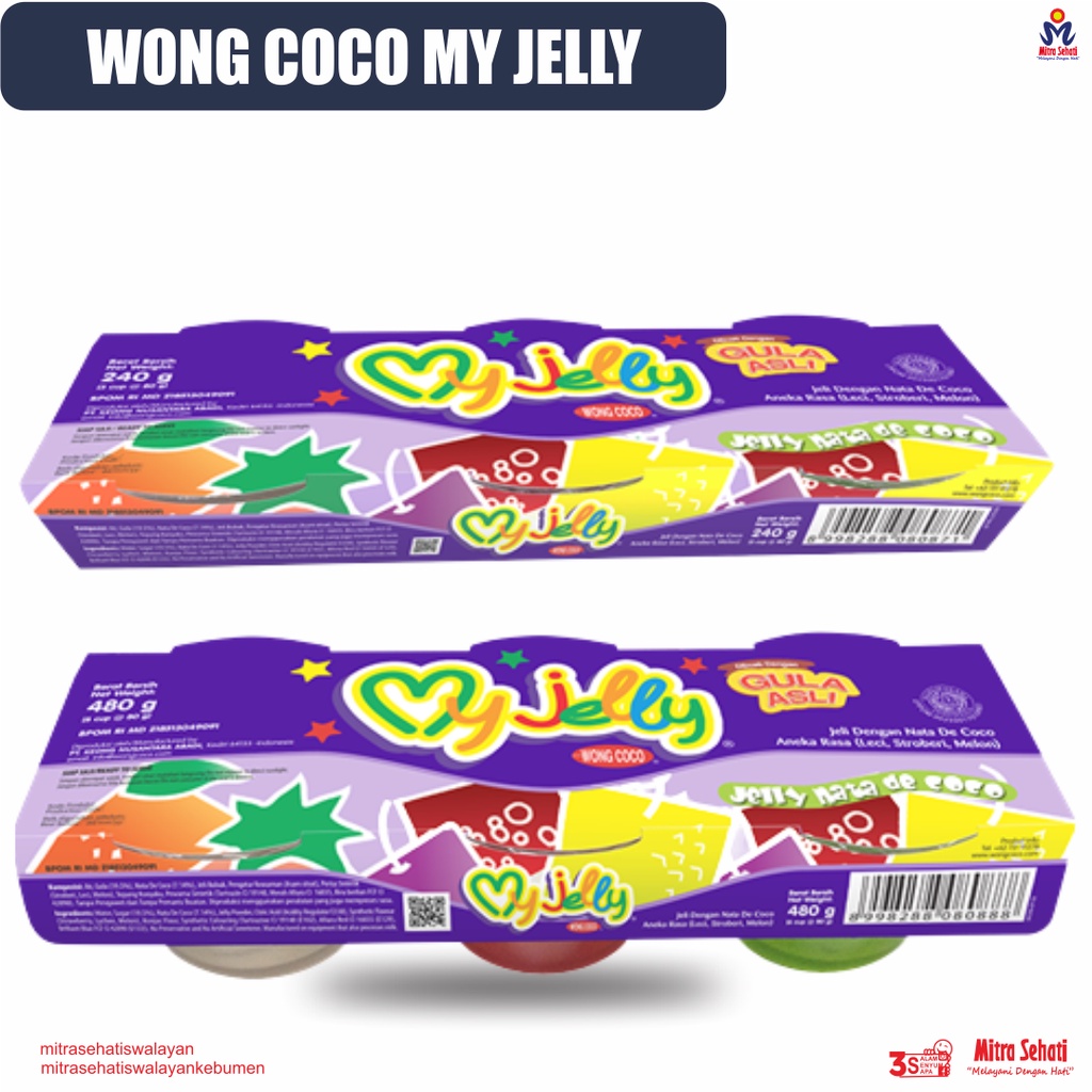 Jual WONG COCO MY JELLY BINTANG [ Mitra Sehati Swalayan ] | Shopee ...