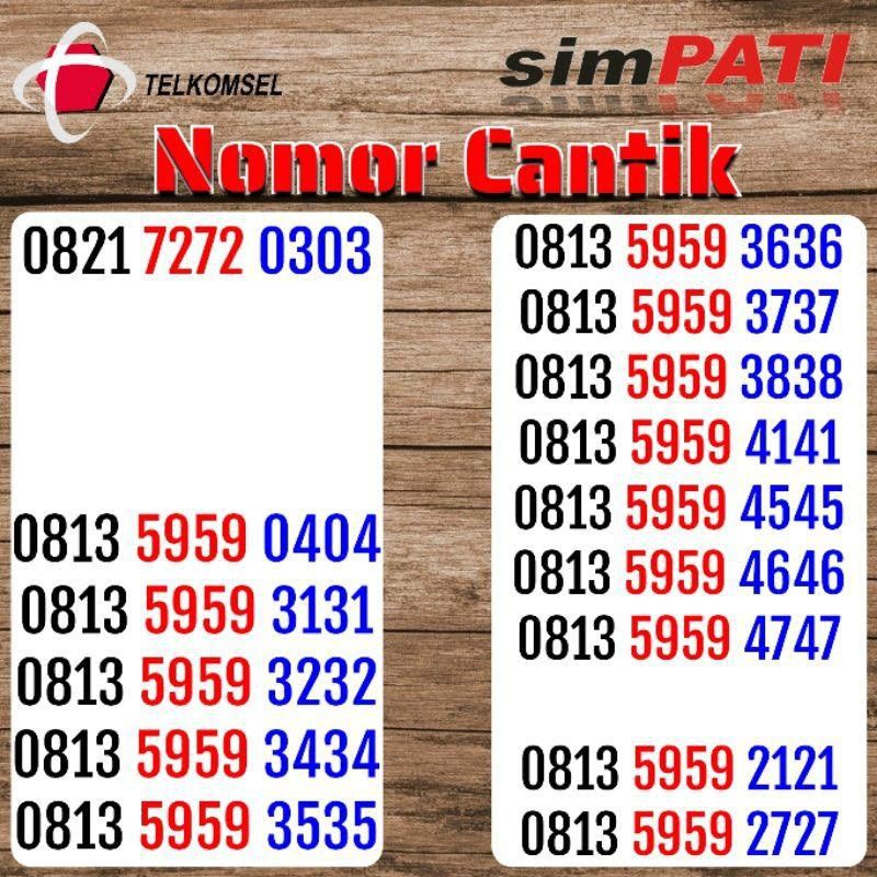 Jual Perdana Simpati nomor cantik abab cdcd | Shopee Indonesia