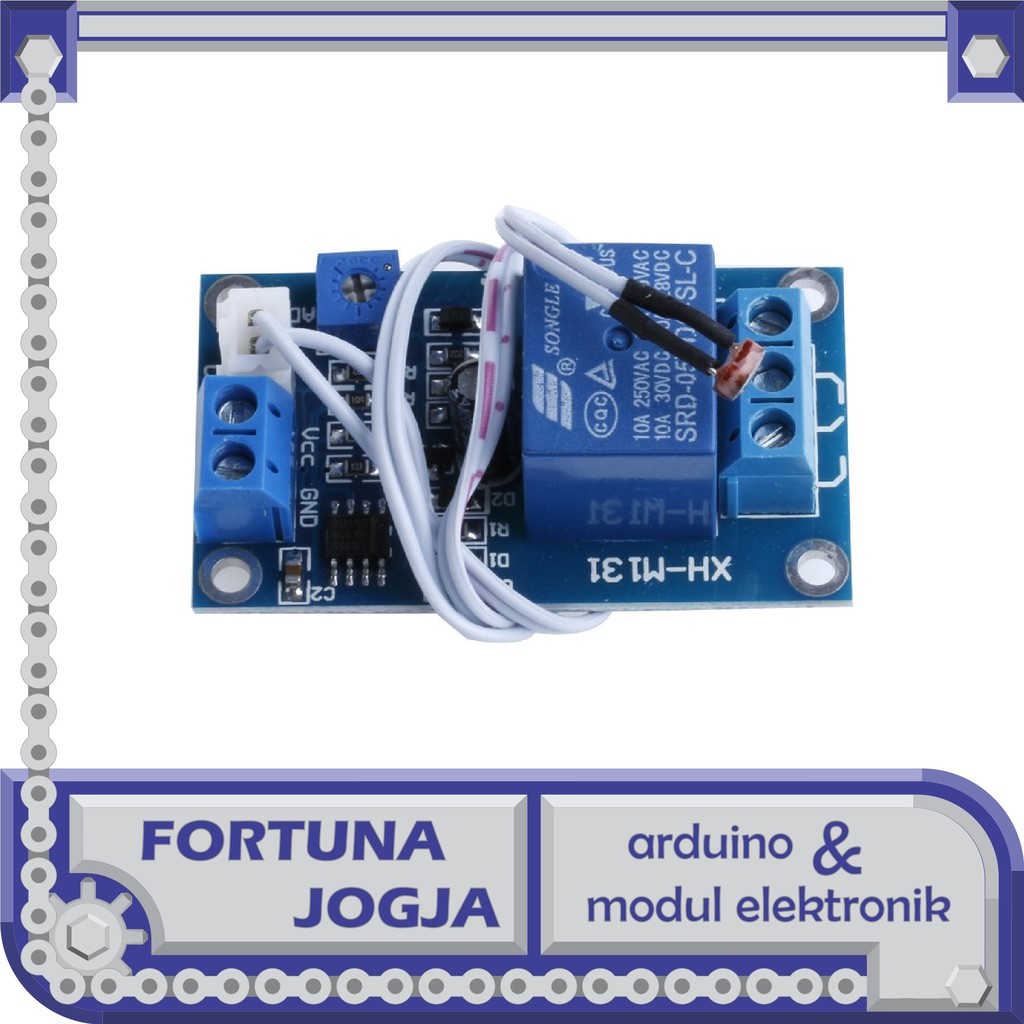 Jual XH-M131 Sensor Cahaya LDR Saklar Otomatis 12V DC Output Relay 220V ...