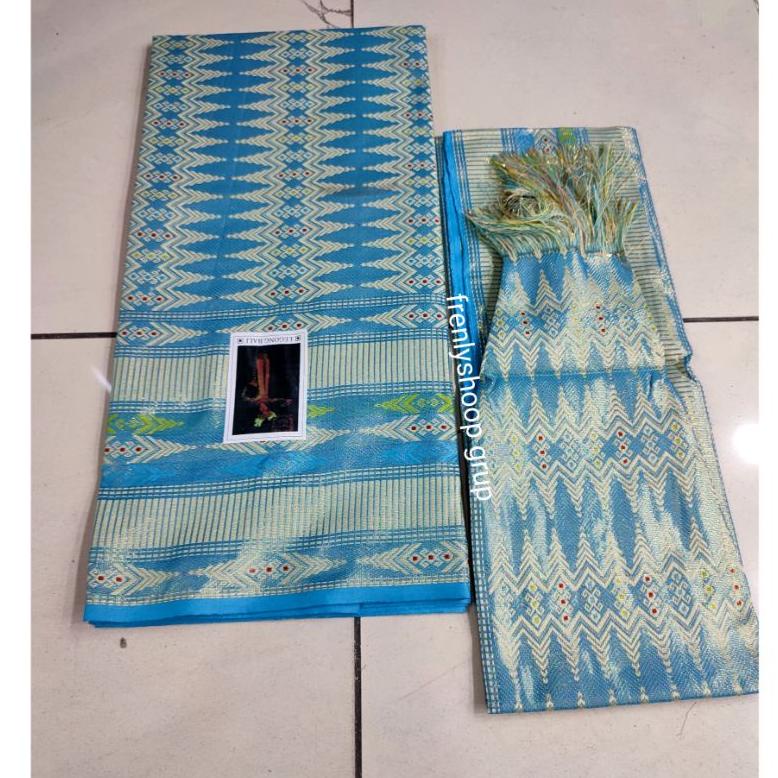Jual Kain Songket Set Selendang Thailand /Bahan Songket Selendang Thailand | Shopee Indonesia
