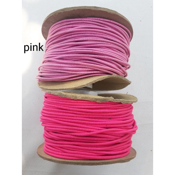 Jual Tali karet bulat 3mm Tali string tali frame tenda Tali elastis ...