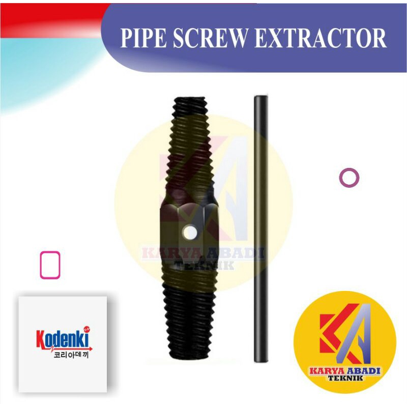 Jual Pipe Screw Extractor Kodenki Pencabut Baut Pipa Yang Kran Patah 1/ ...