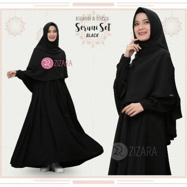 Jual Seruni set black | Shopee Indonesia