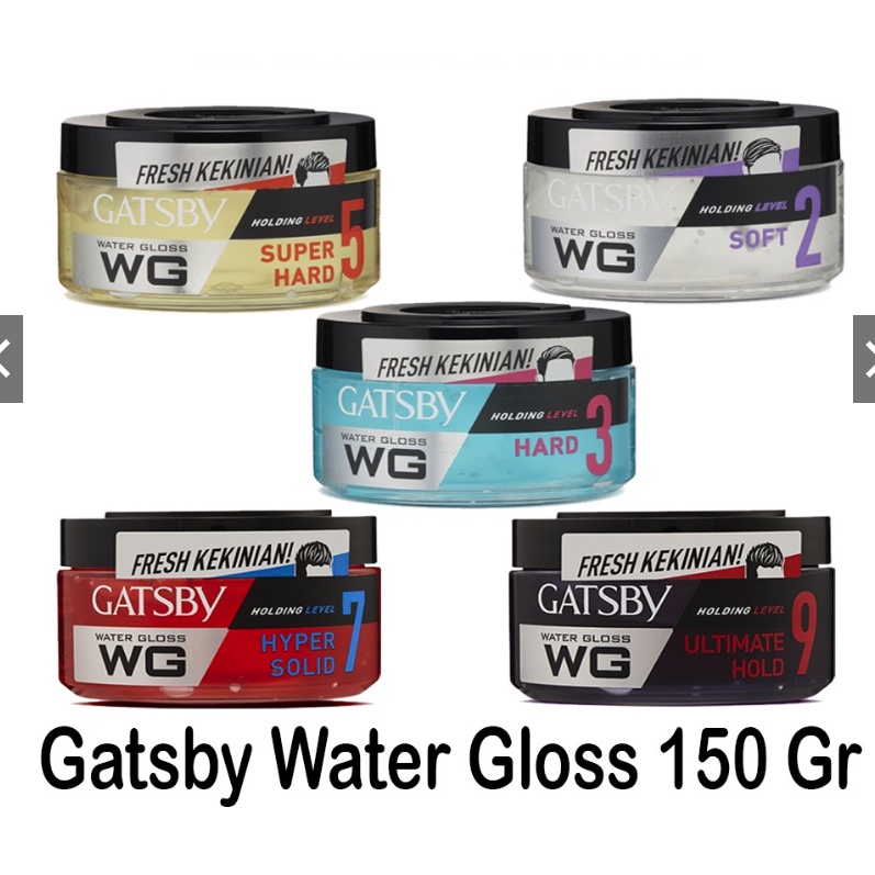 Jual GATSBY Water Gloss 150 GR | Shopee Indonesia