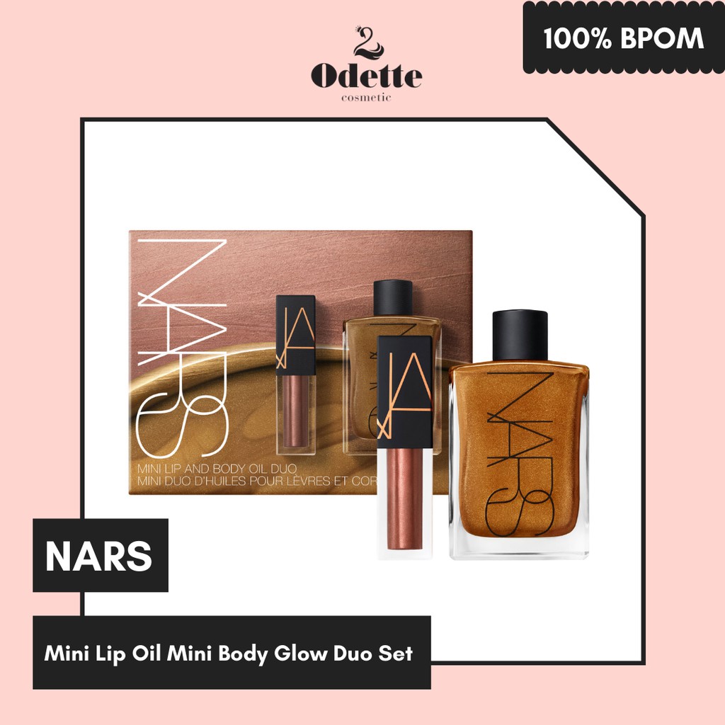 Jual NARS Mini Lip Oil Mini Body Glow Duo Set | Shopee Indonesia