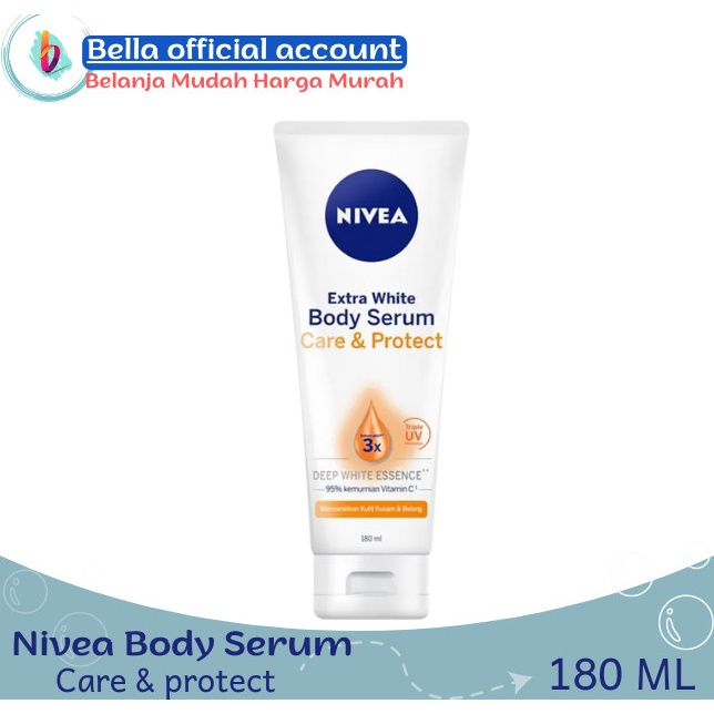 Jual Nivea Extra White Instant Glow Body Serum Care And Protect 180 Ml