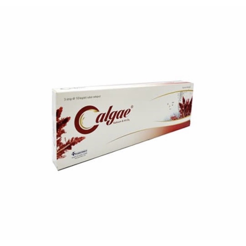 Jual Calgae strip 10 tablet ( calcium & vitamin D3 memelihara kesehatan ...