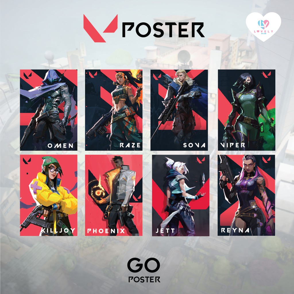 Jual Poster Dinding Valo Agent A4 A3 | GO POSTER | Shopee Indonesia