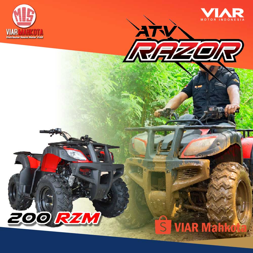 Jual ATV Razor 200 RZM by VIAR | Shopee Indonesia