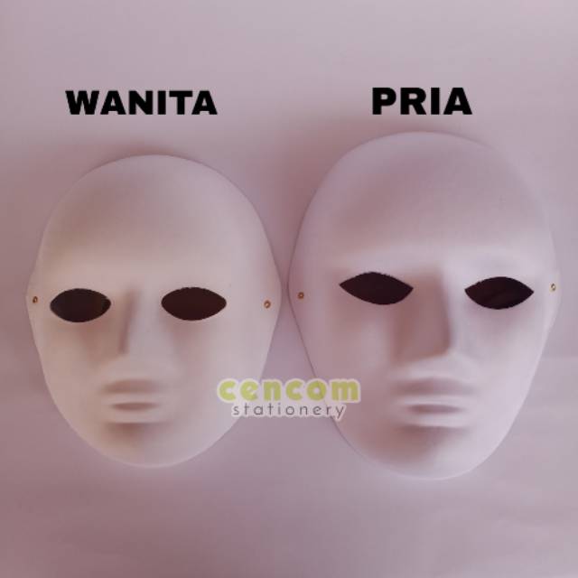 Jual Topeng Lukis Wajah Polos Putih | Shopee Indonesia