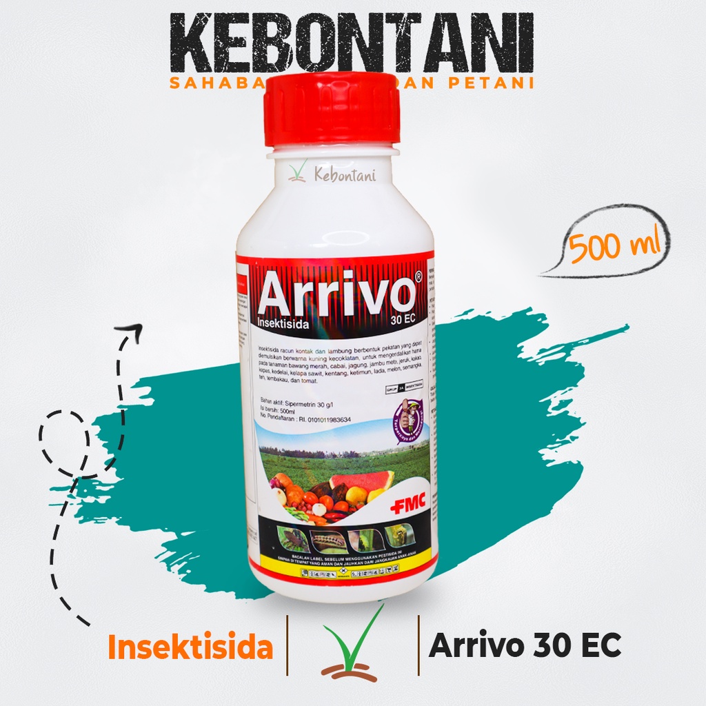 Jual ARRIVO 30EC 500 ml Insektisida Pembasmi Hama Ulat Thrips Kutu ...