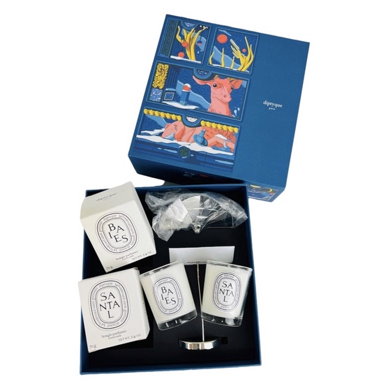Jual Diptyque Candle Carousel Blue Gift Set | Shopee Indonesia