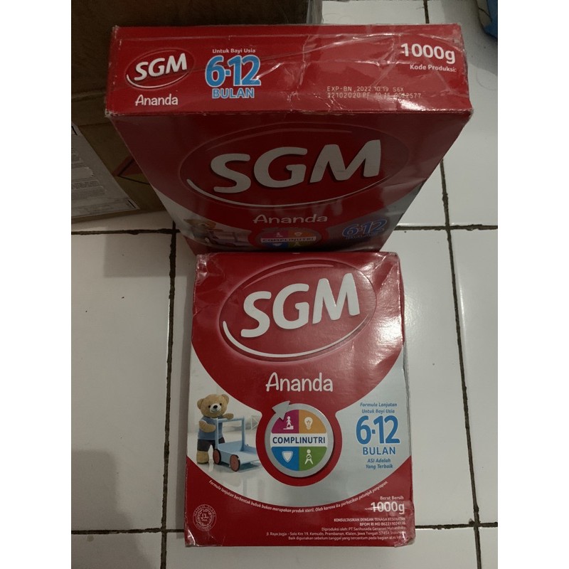 Jual SGM ananda 6 - 12 1kg | Shopee Indonesia